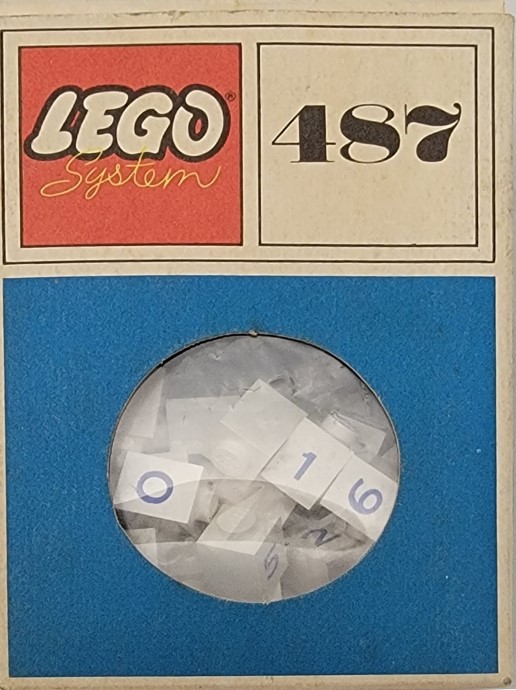 487-2 1 x 1 Bricks with Numbers (System) Reviews - Brick Insights